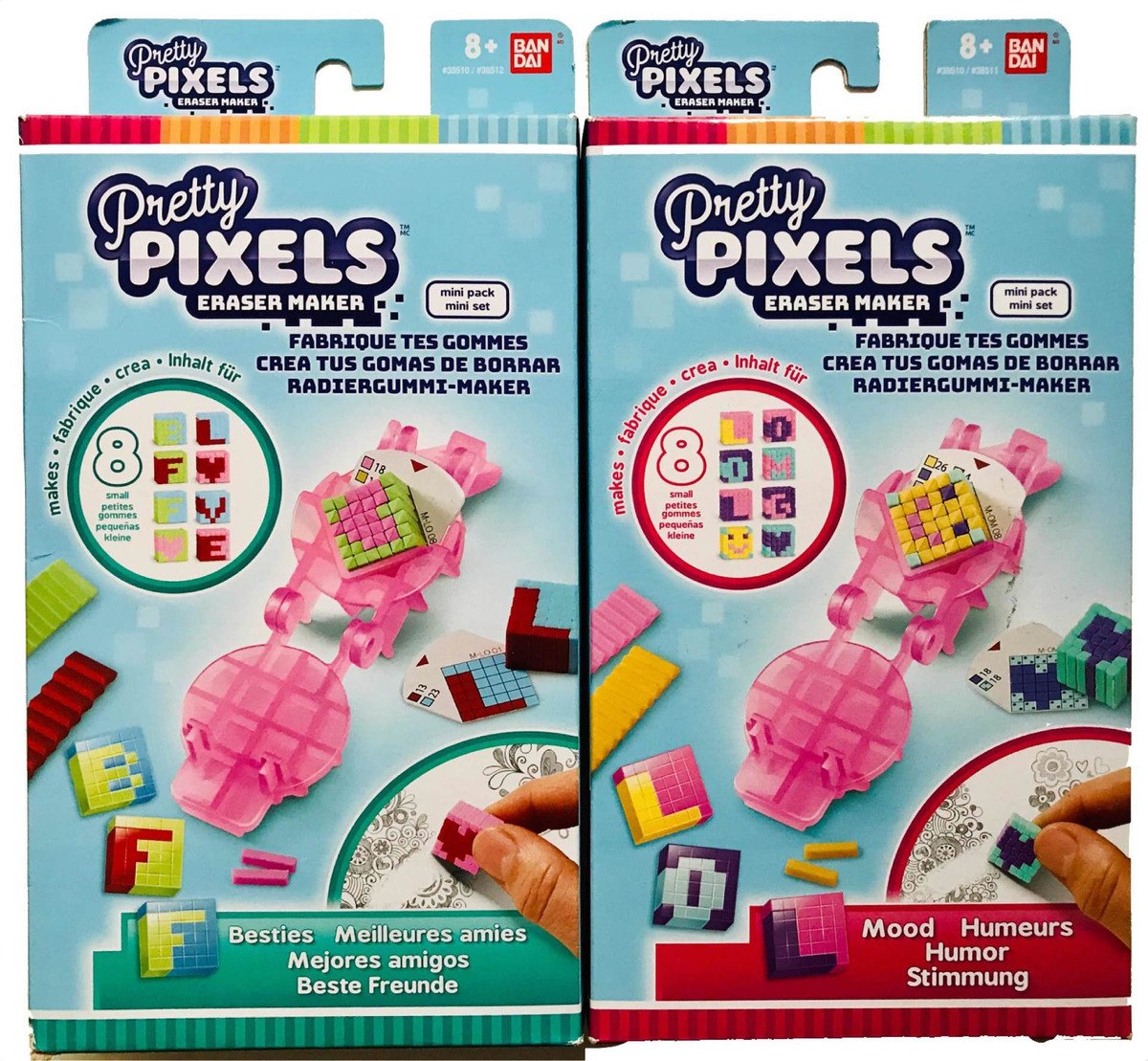 Pretty Pixels Eraser Maker Fabrica Gomas De Borrar 2 Pack– PriceOnLine